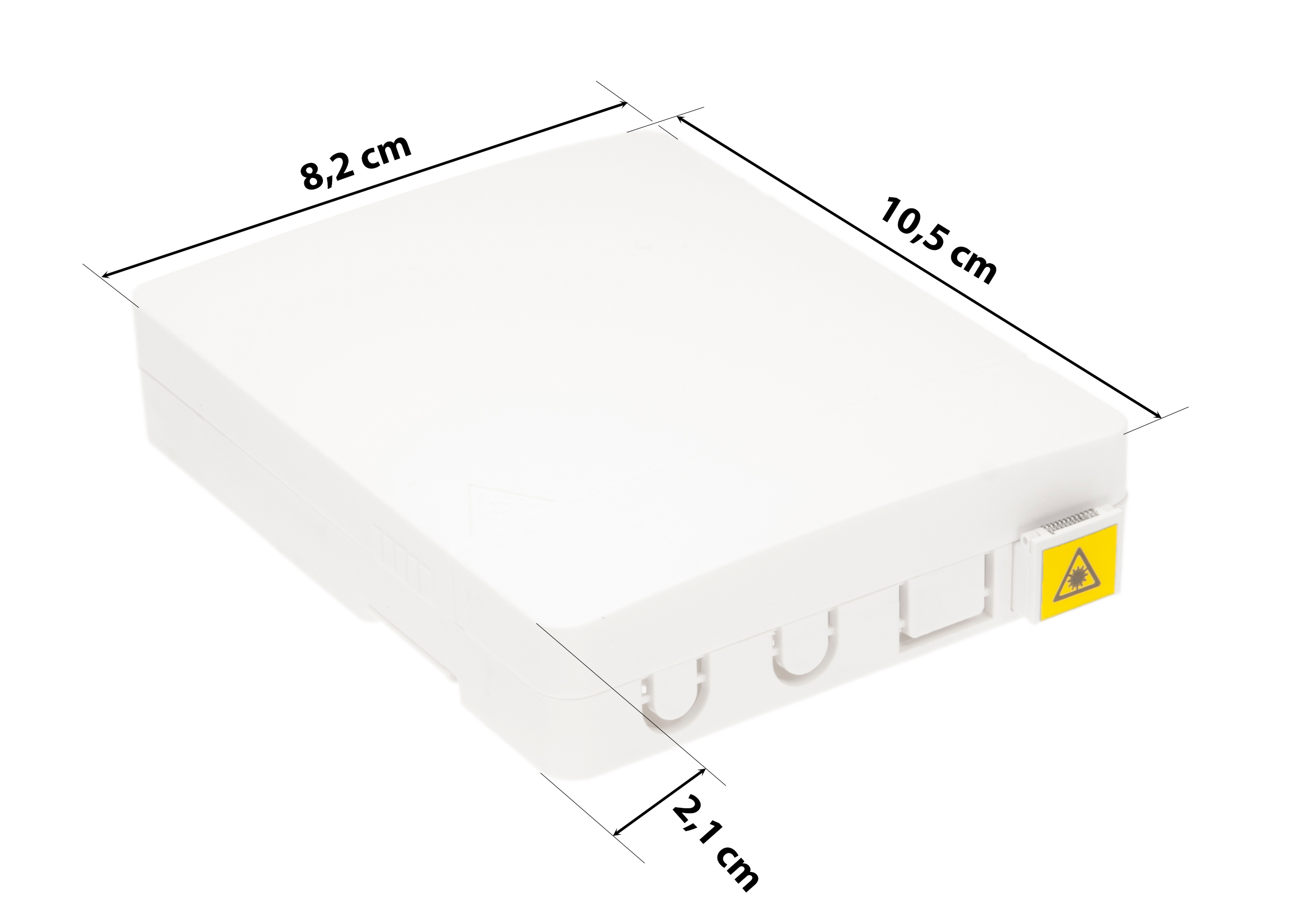 Opton Fiber Termination Box OP-FBD-02D with SC/APC adapter and pigtail ...
